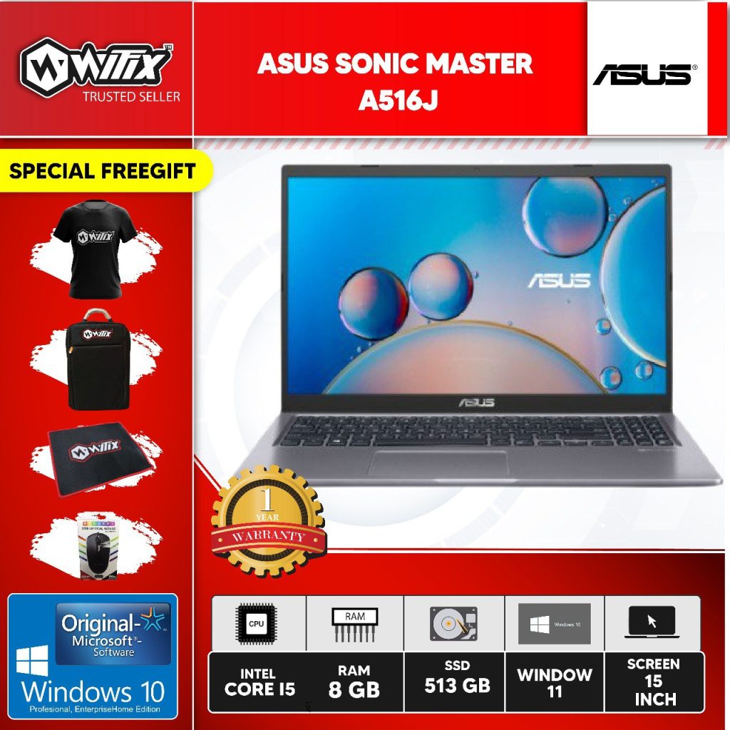 ASUS SONIC MASTER A516J - Wifix Laptop